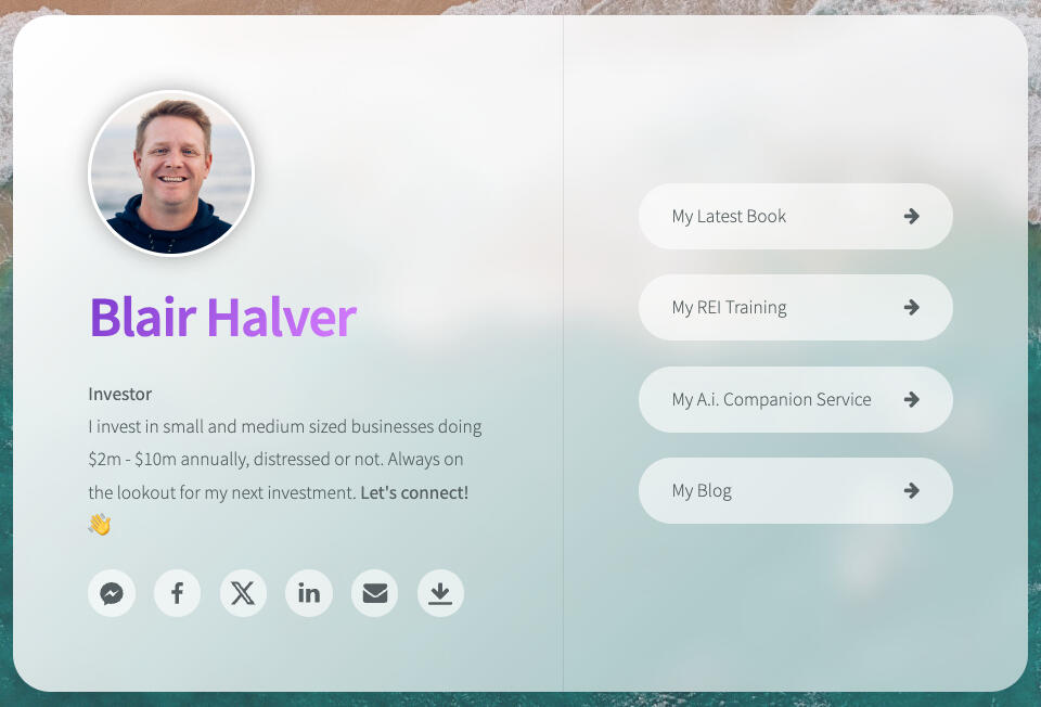 Blair Halver - Investor